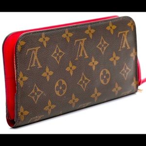 Louis Vuitton | Accessories | New Lv Monogram Insolite Red Wallet ...